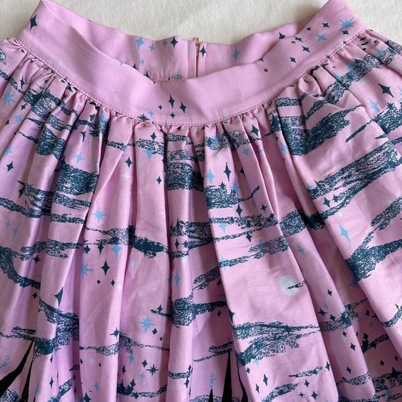Pinup Couture | Skirts | Pinup Couture Pink Disney Castle Skirt Disney Princess Small | Poshmark